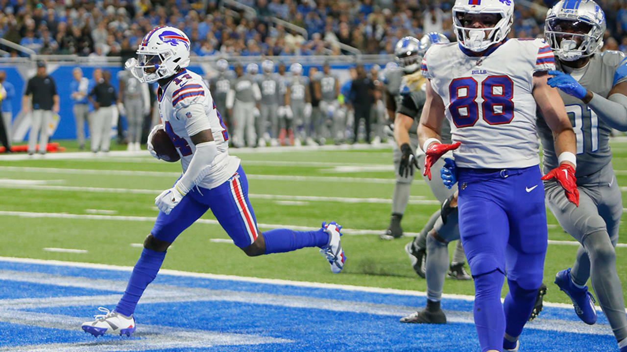 Buffalo Bills wide receiver Stefon Diggs 5-yard TD on slant route gives Bills lead in fourth quarter