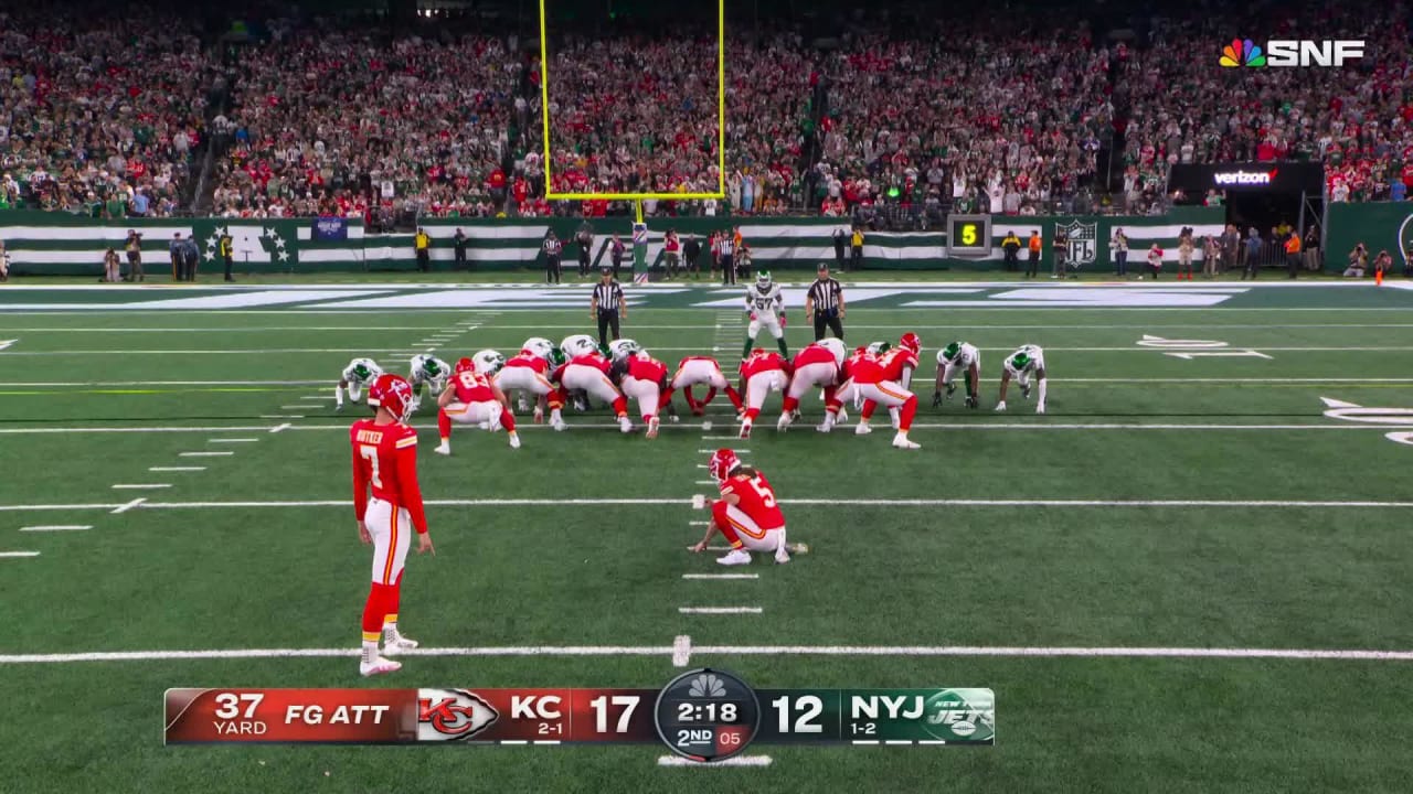Kansas City Chiefs kicker Harrison Butker's second 37-yard field goal ...