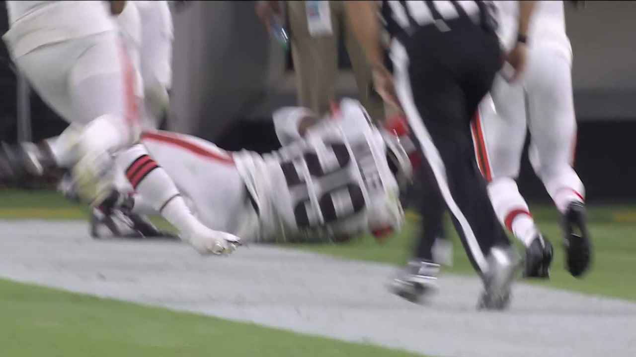 Cleveland Browns cornerback Herb Miller picks off Jacksonville Jaguars ...