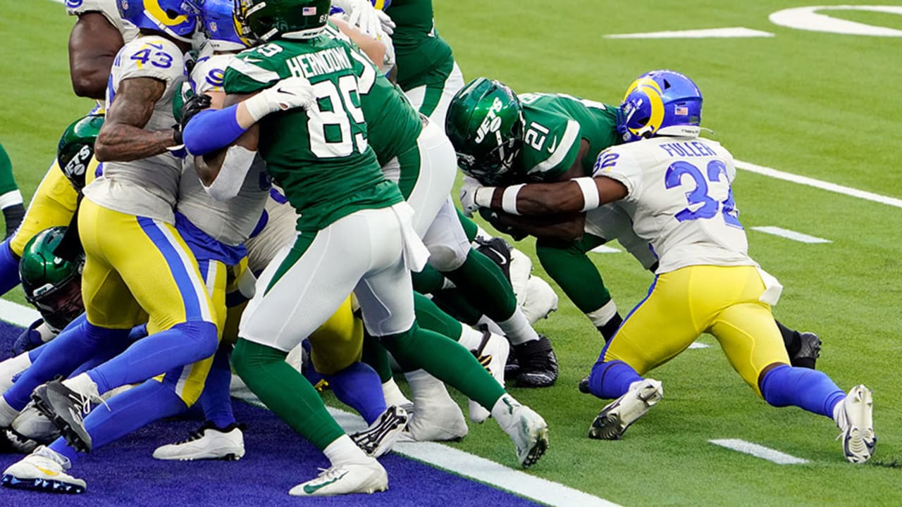 New York Jets running back Frank Gore hammers in career touchdown No ...