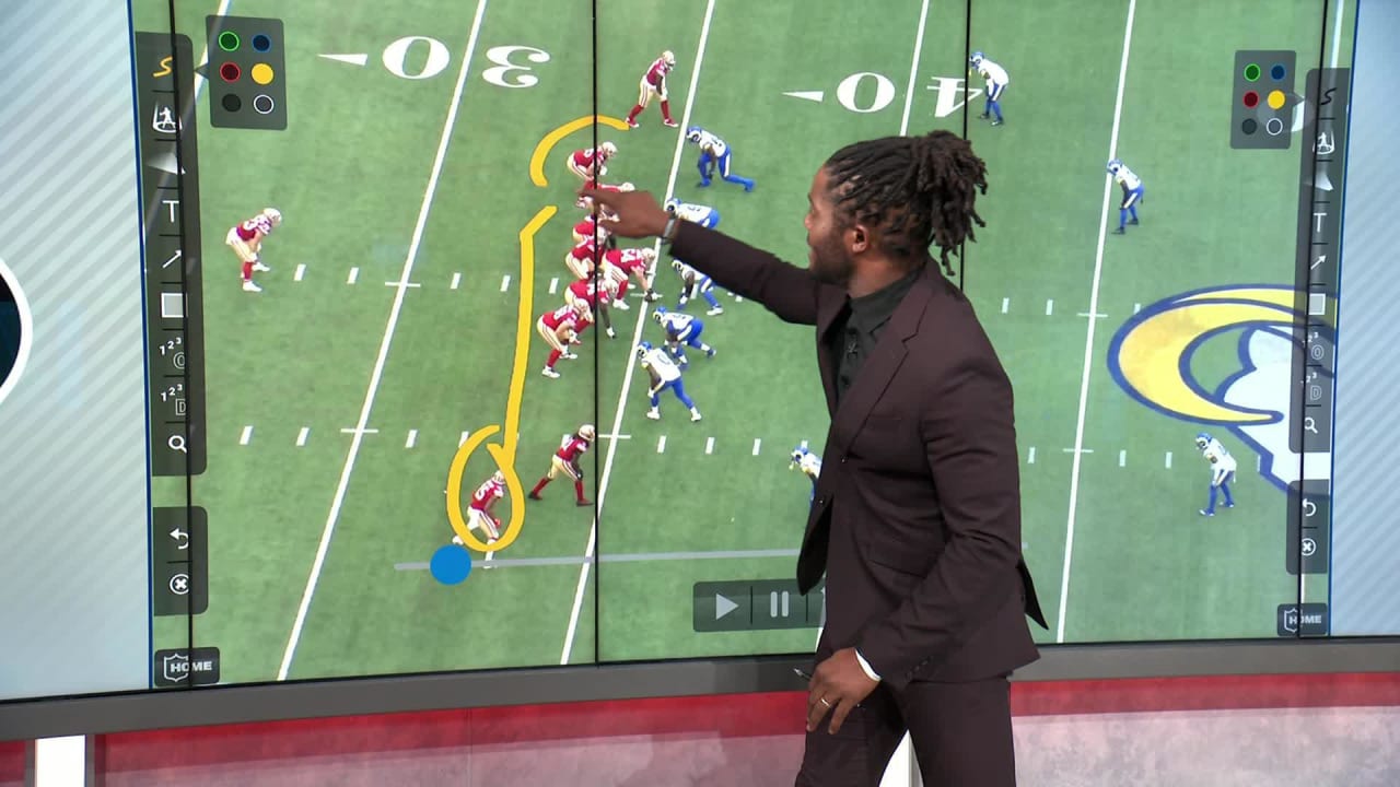 NFL Network's Michael Robinson's film breakdown of San Francisco 49ers offense vs. Los Angeles Rams