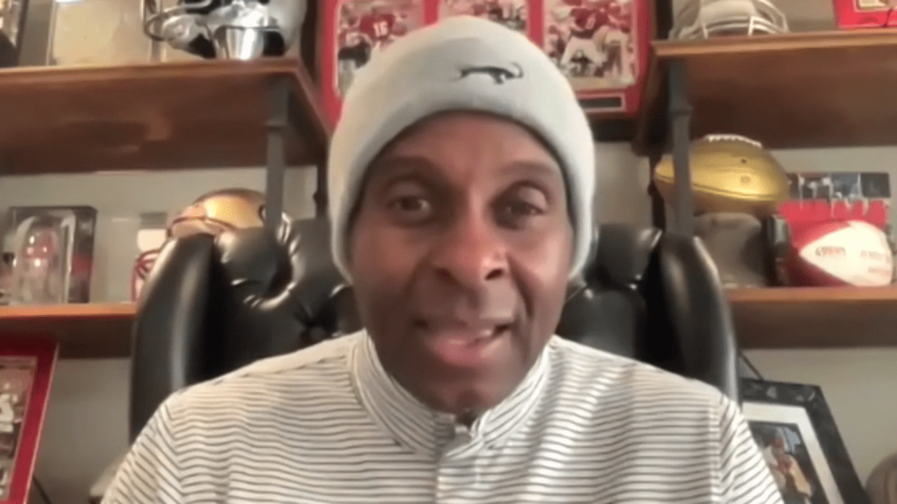 Pro Football Hall of Fame wide receiver Jerry Rice discusses San ...