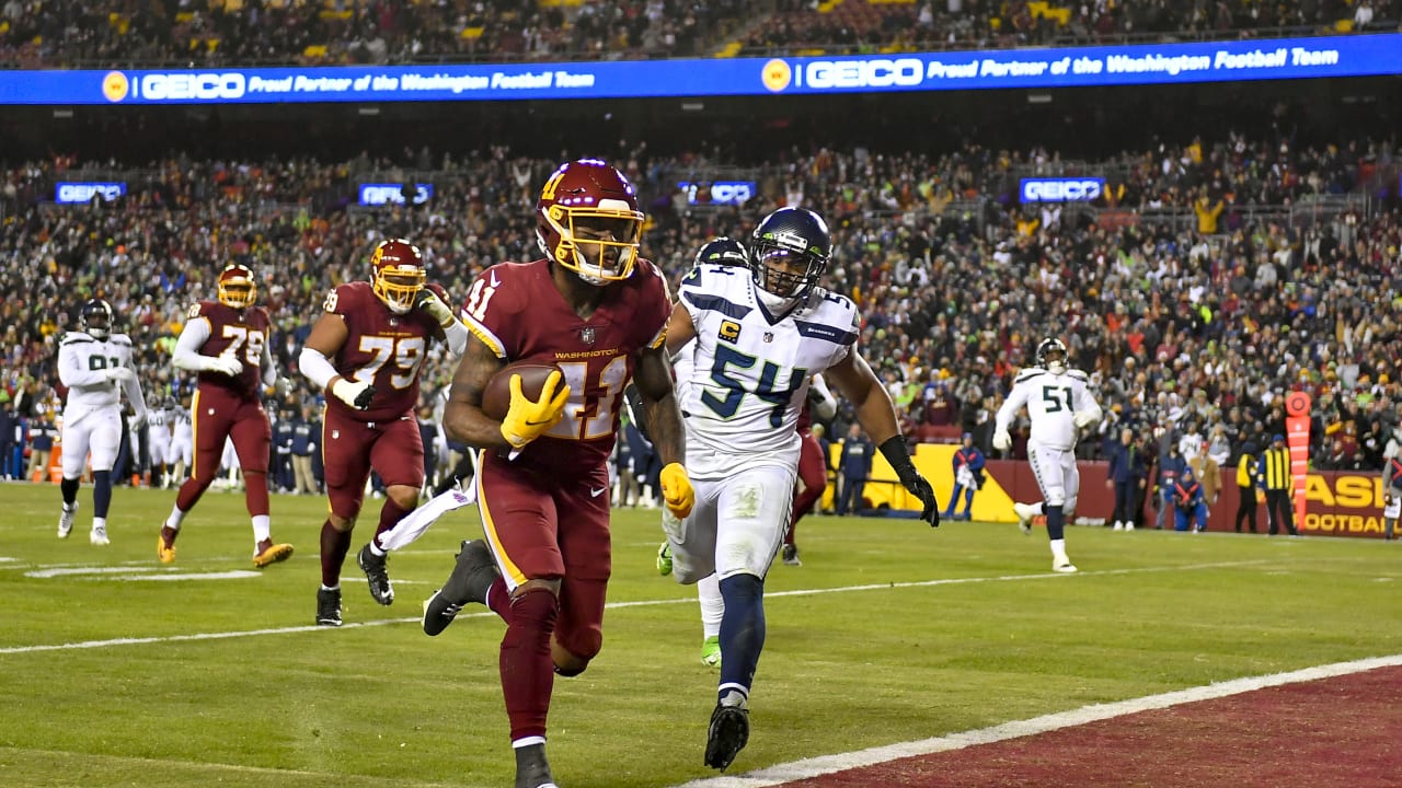 Washington Football Team guard Brandon Scherff's perfect kick out block ...