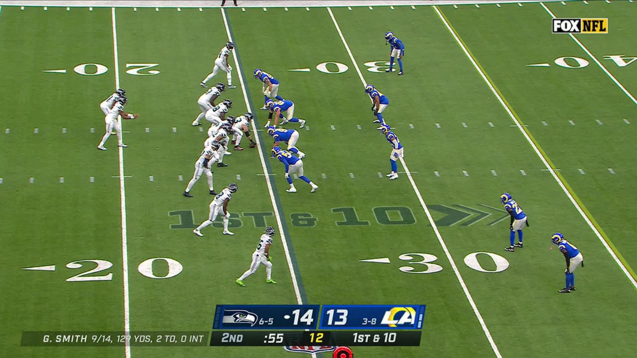 Los Angeles Rams defensive tackle Michael Hoecht brings down ...