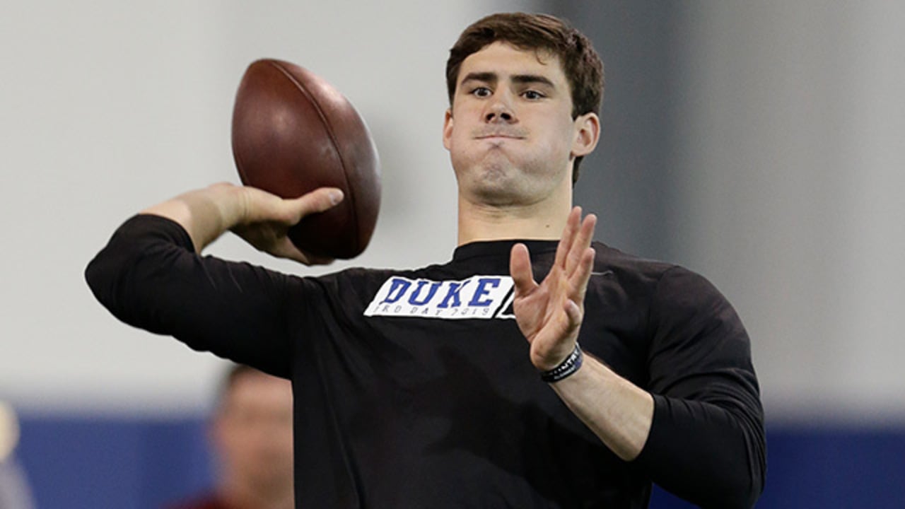 Duke Blue Devils quarterback Daniel Jones dials long distance on deep ...