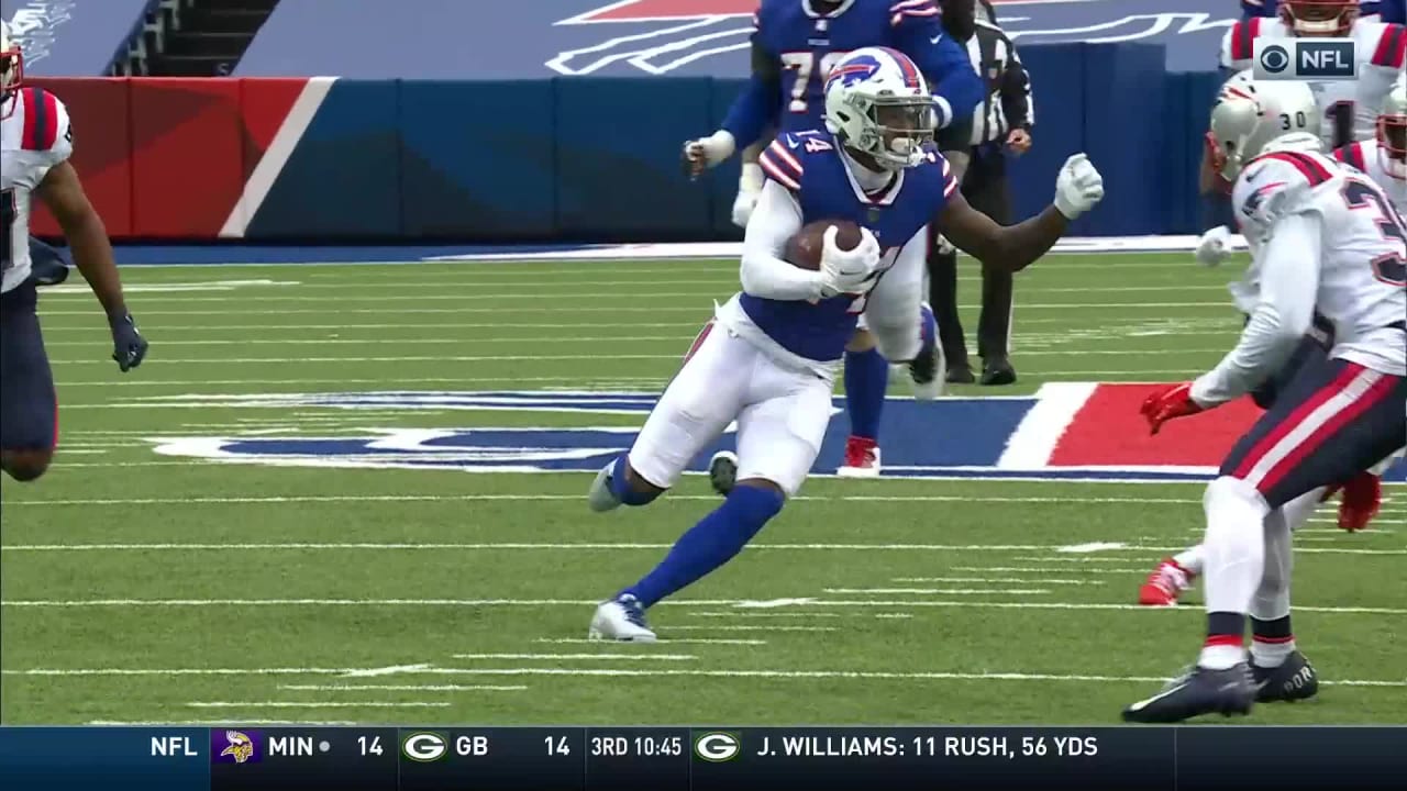 Buffalo Bills wide receiver Stefon Diggs turns Josh Allen's laser over ...