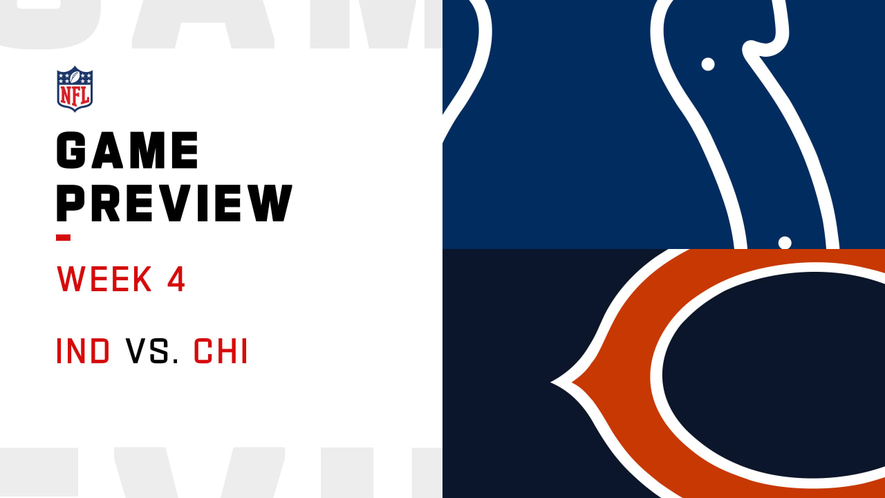Indianapolis Colts vs. Chicago Bears preview | Week 4