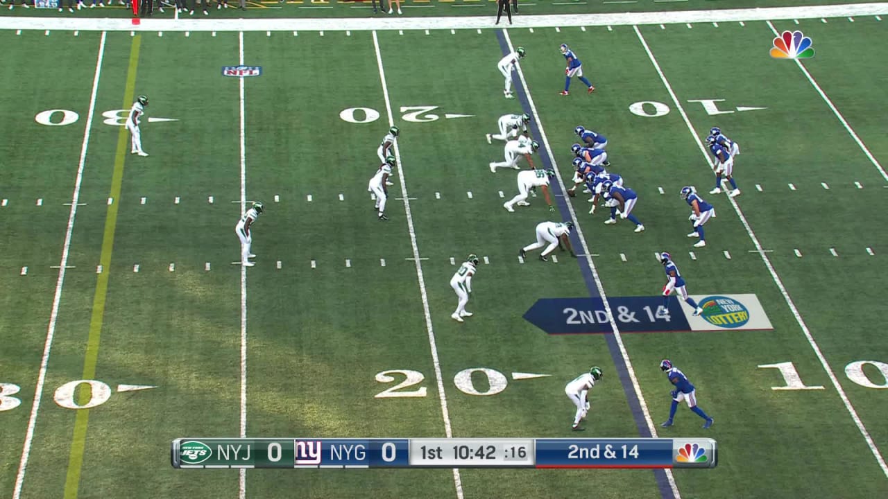 New York Jets cornerback Sauce Gardner bats away Tyrod Taylor's deep ...