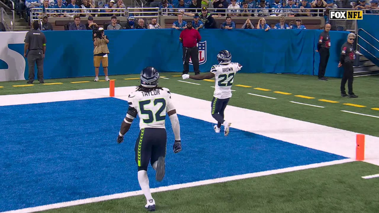 Can't-Miss Play: Seattle Seahawks cornerback Tre Brown snags pick-six TD vs. Goff in fourth quarter