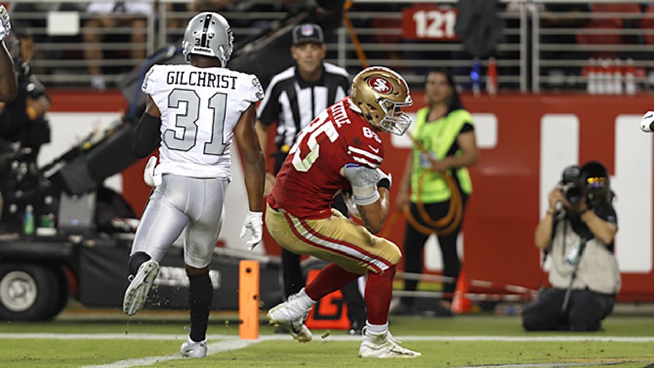 George Kittle completes epic drive with TD catch