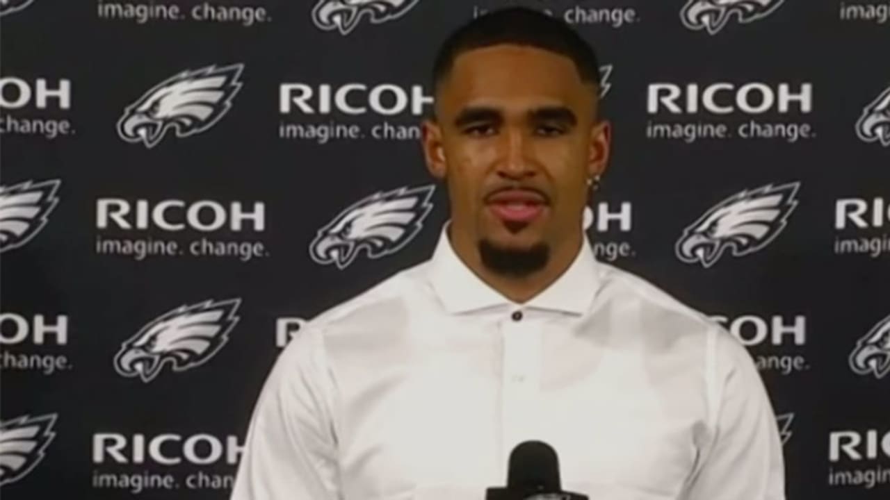 Philadelphia Eagles quarterback Jalen Hurts reflects on first NFL start