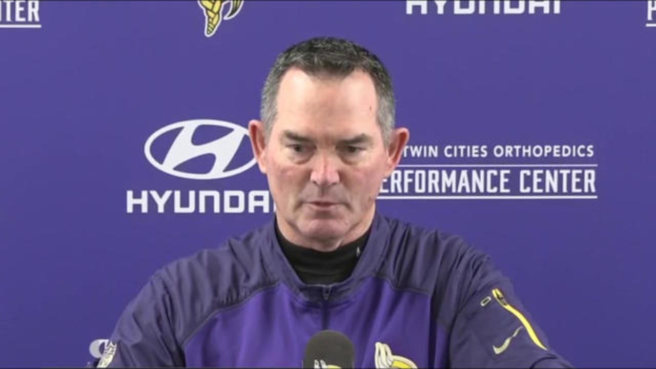 Minnesota Vikings head coach Mike Zimmer explains how loss of former ...