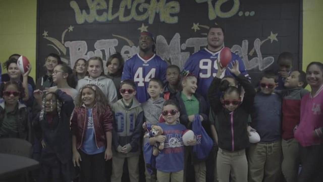 Buffalo Bills players participated in community outreach day