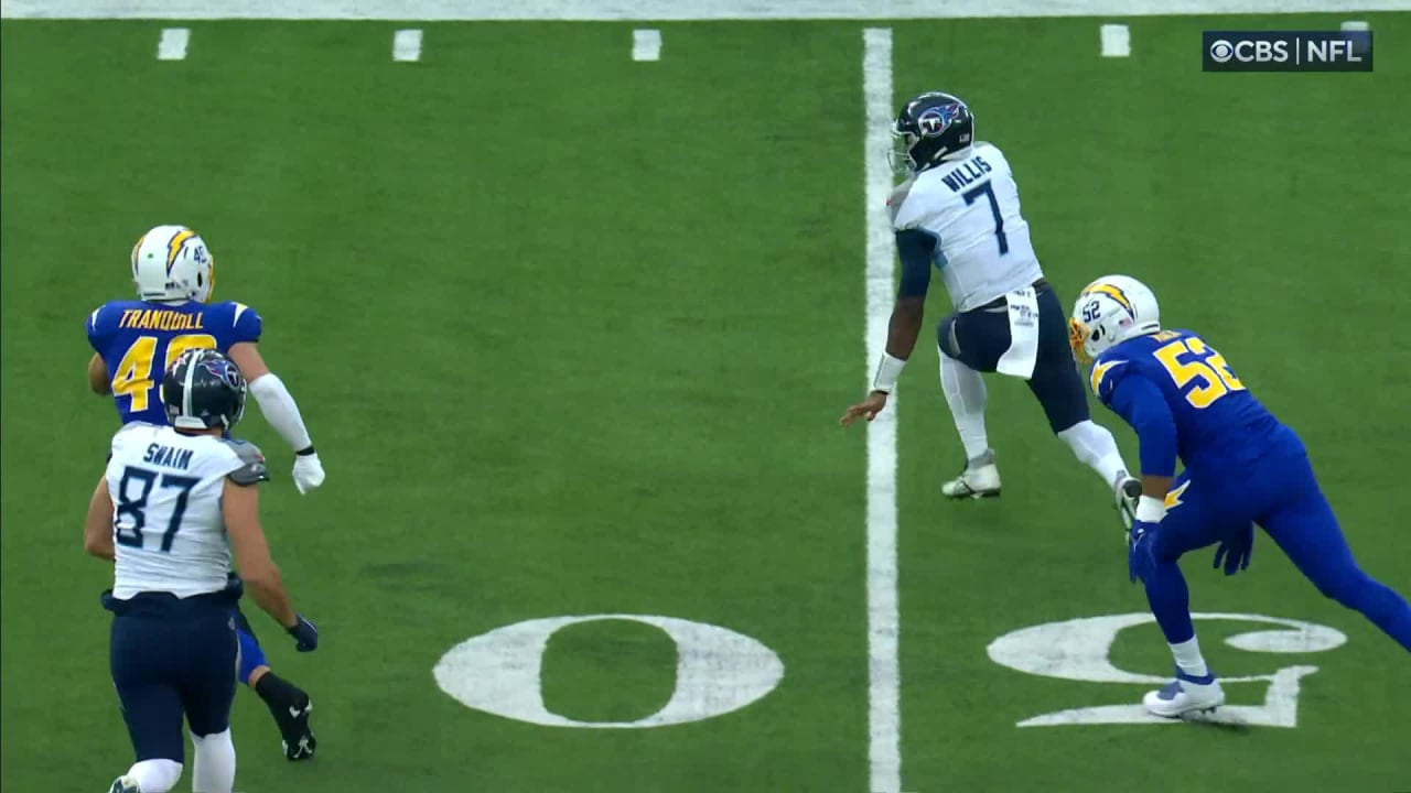 Tennessee Titans quarterback Malik Willis' deft pump fake sparks chain ...