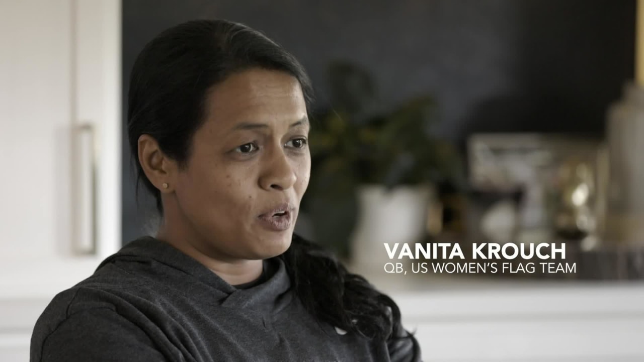 U.S. Women's Flag Team quarterback Vanita Krouch shares how her family ...