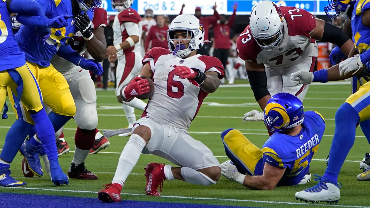 Arizona Cardinals running back James Conner hammers in goal-line TD to ...