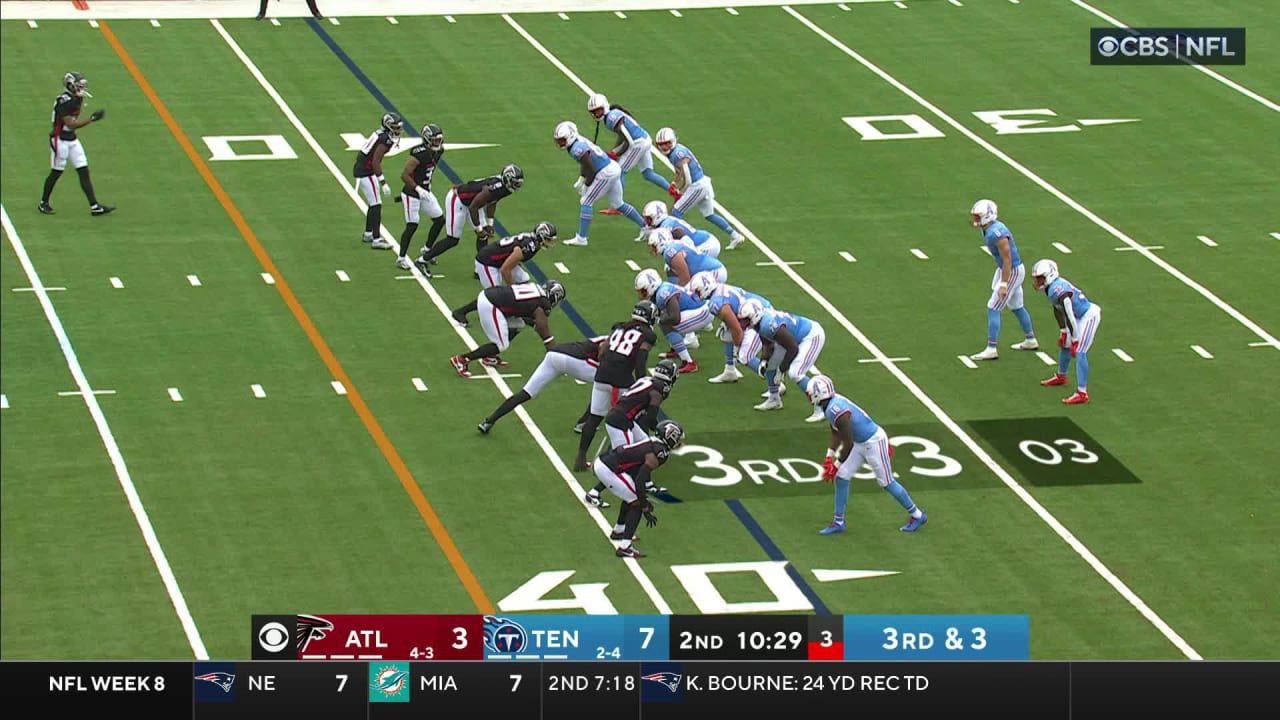 Tennessee Titans quarterback Will Levis' deep-launch attempt to wide ...