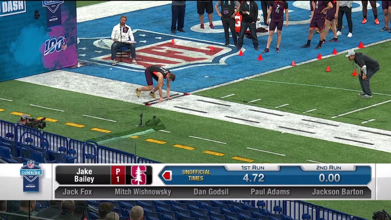 Best of kickers and punters running 40-yard dash | 2019 NFL Scouting ...