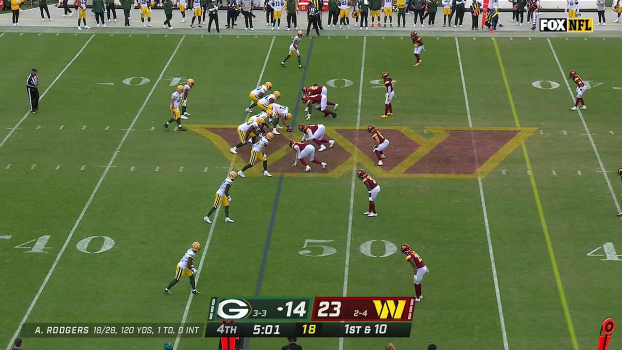 Green Bay Packers wide receiver Amari Rodgers' all-out dive not enough ...
