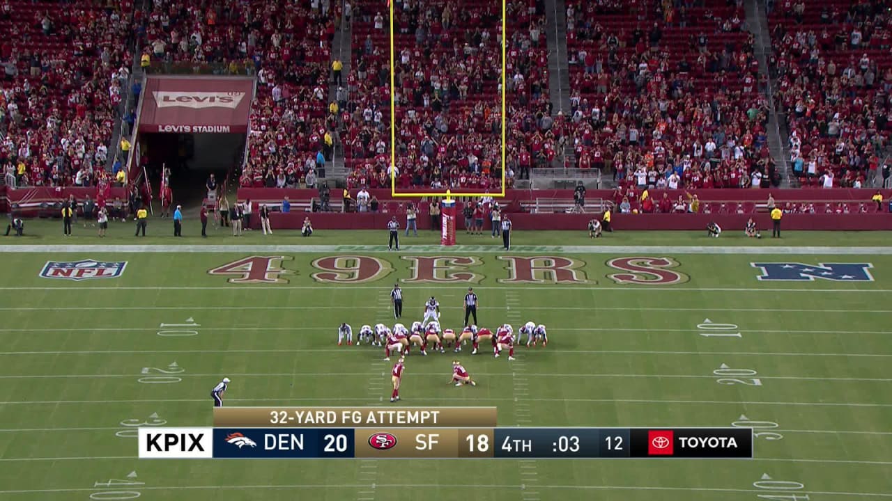 San Francisco 49ers kicker Jake Moody's 32-yard field goal gives 49ers ...