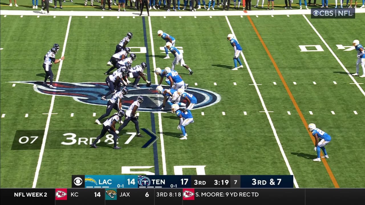 Los Angeles Chargers linebacker Joey Bosa wraps up Tennessee Titans ...