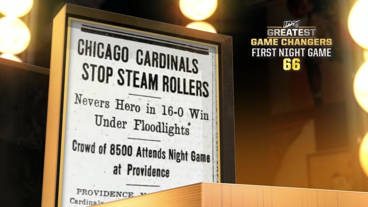 'NFL 100 Greatest' Game Changers: The first night game