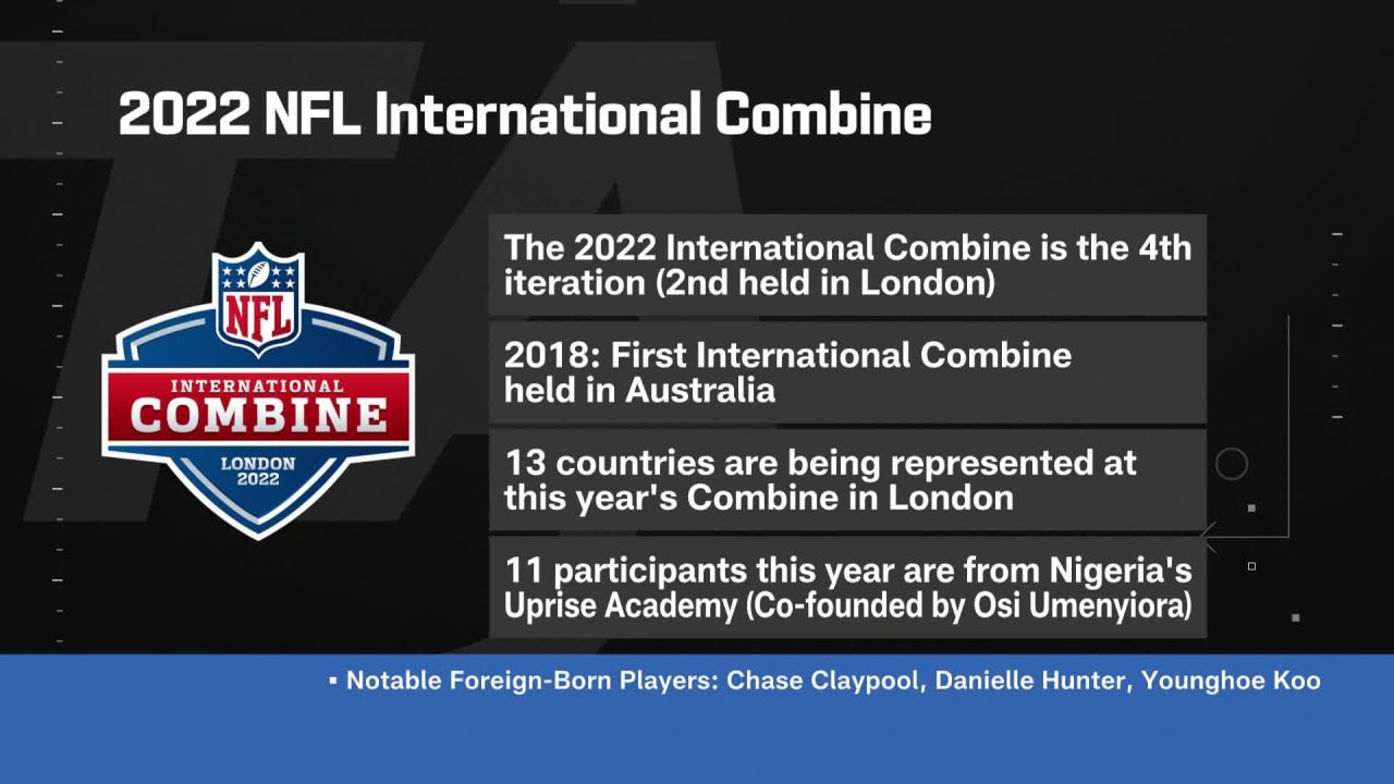 London hosts 2022 NFL International Scouting Combine