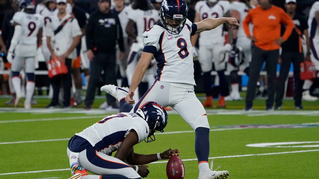 Kicker Brandon McManus' 51-yard field goal opens scoring in Denver Broncos-Los Angeles Chargers