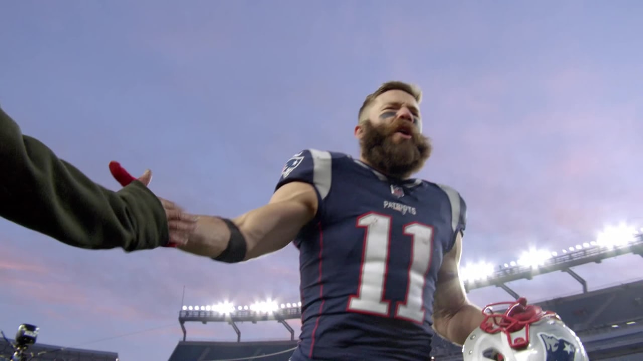 New England Patriots Wide Receiver Julian Edelman Posts His Most