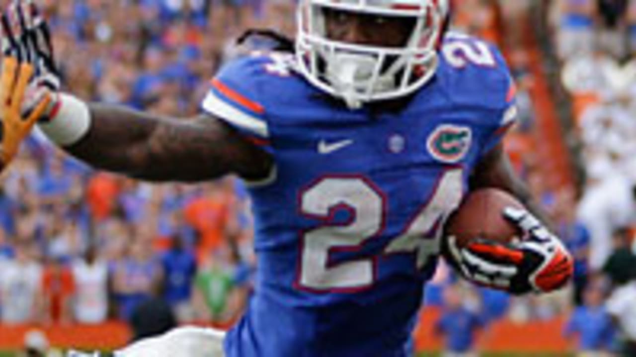Florida RB Matt Jones out for season with knee injury