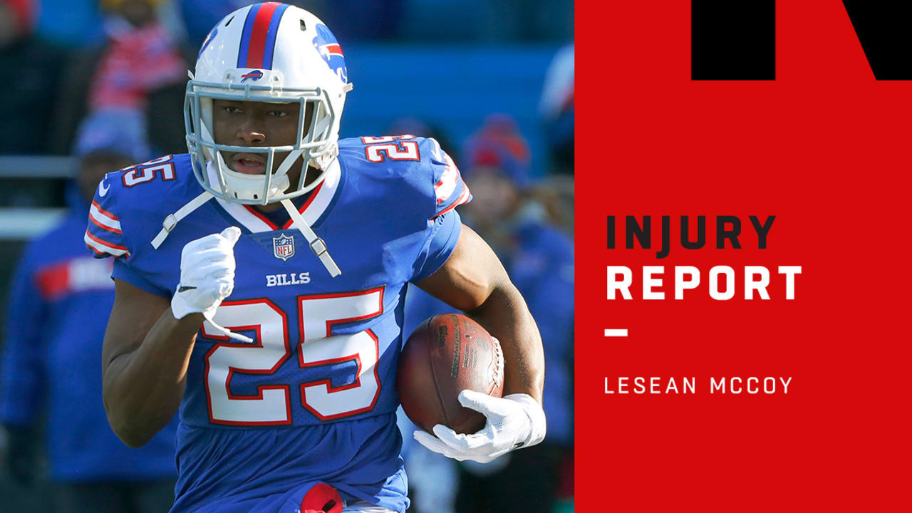 Injuries: Bills RB LeSean McCoy (hamstring) day-to-day