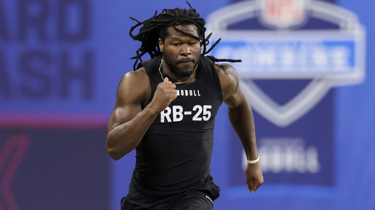 Running back SaRodorick Thompson runs official 4.67-second 40-yard dash ...