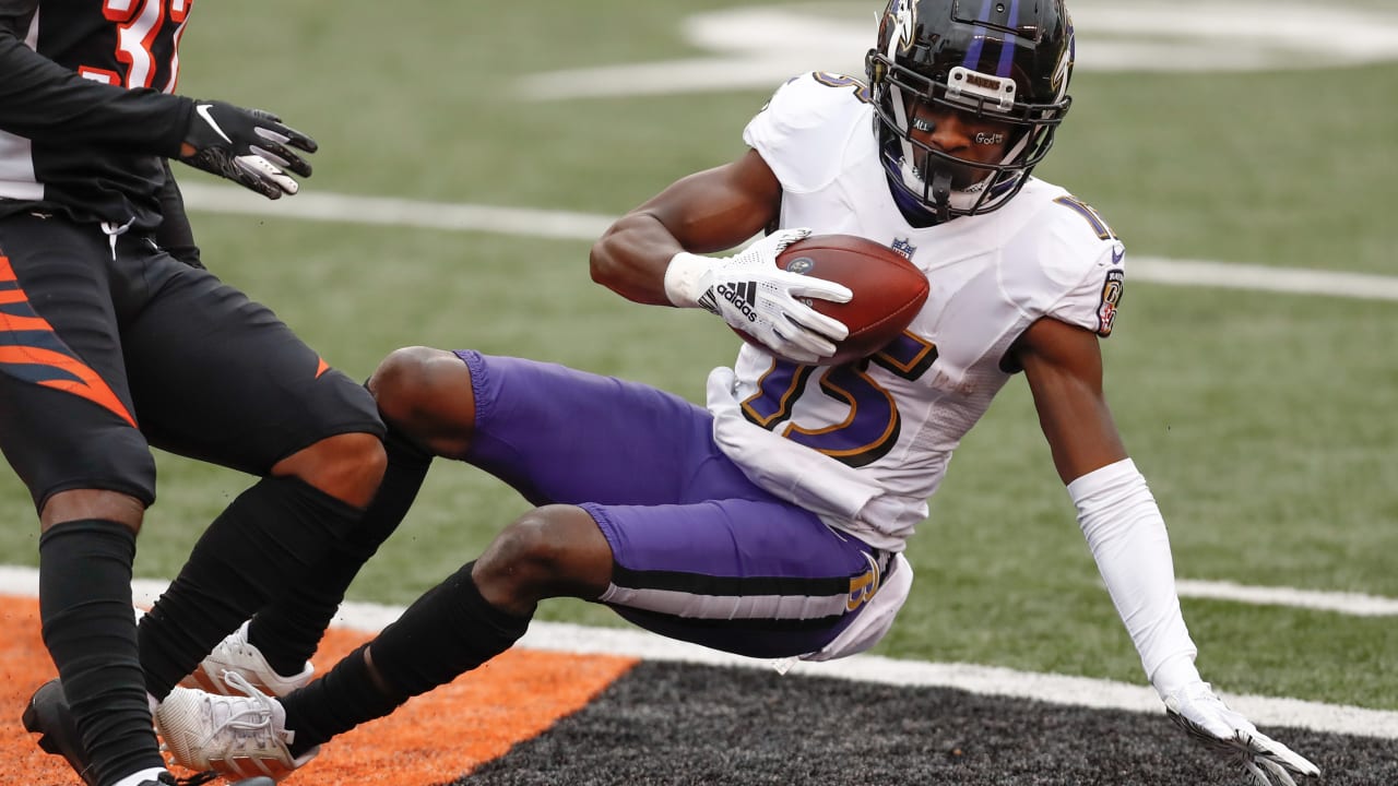 Baltimore Ravens wide receiver Marquise 'Hollywood' Brown turns ...