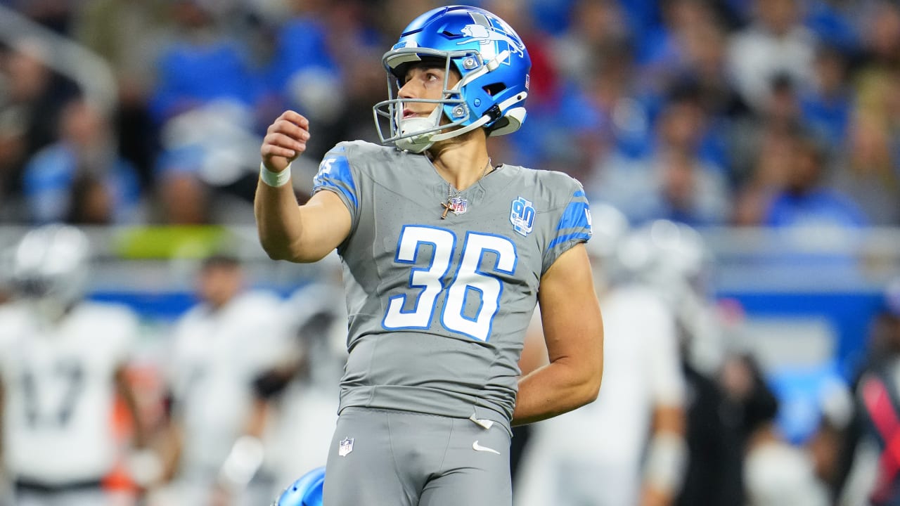 Detroit Lions kicker Riley Patterson nails 44-yard FG to open 'MNF' scoring Detroit Lions kicker Riley Patterson nails 44-yard FG to open 'MNF' scoring
