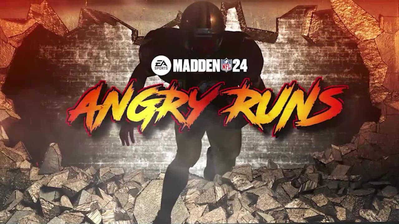 NFL Network's Kyle Brandt highlights NFL Madden 24 Angry Runs play