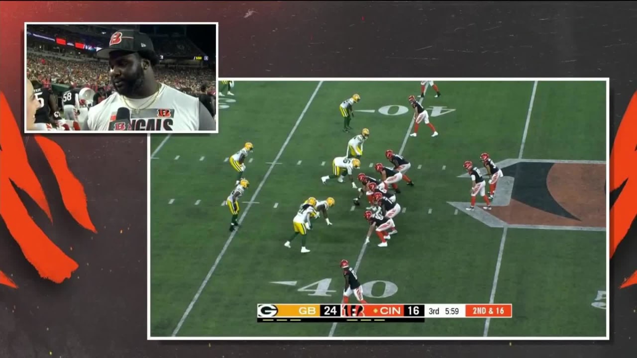 Cincinnati Bengals running back Chase Brown takes off for 21-yard catch ...