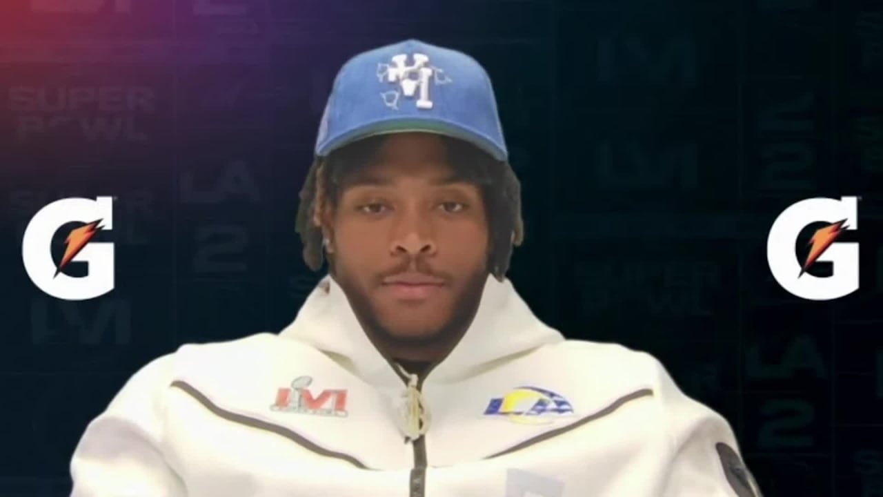 Los Angeles Rams cornerback Jalen Ramsey's full Super Bowl LVI press ...
