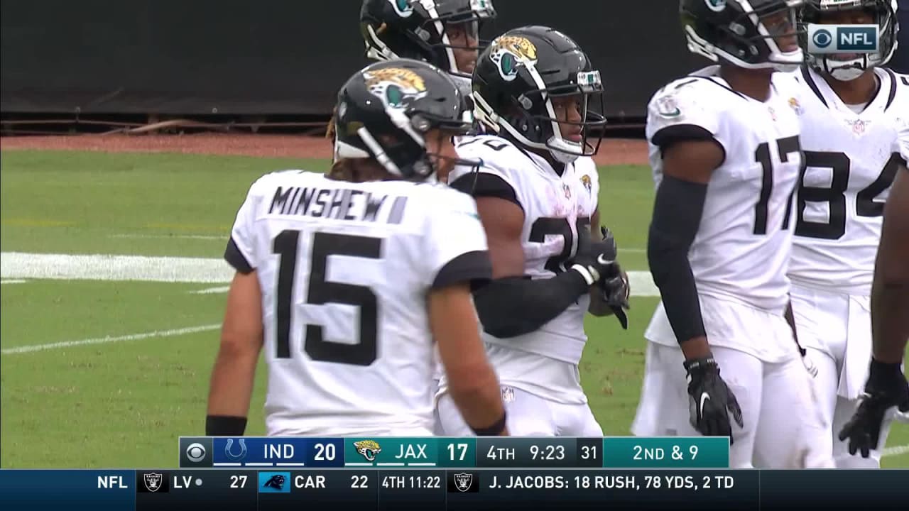 Jacksonville Jaguars safety Andrew Wingard picks off Indianapolis Colts ...