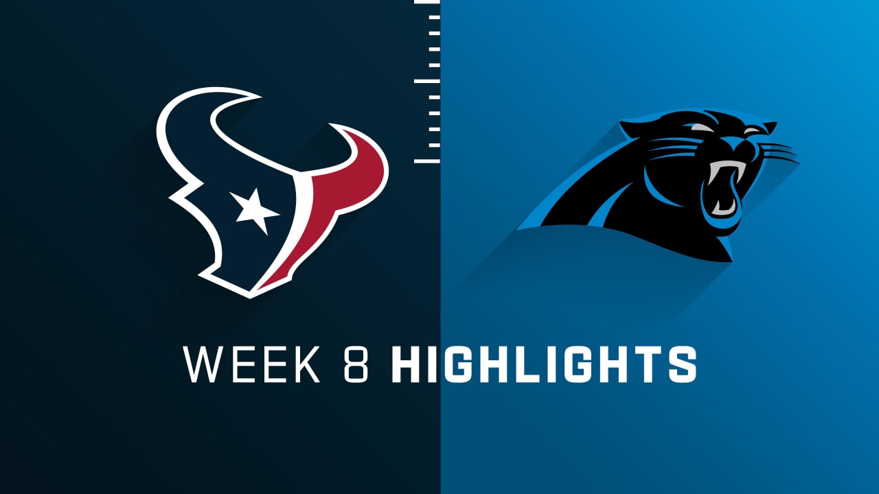 Houston Texans vs. Carolina Panthers highlights | Week 8