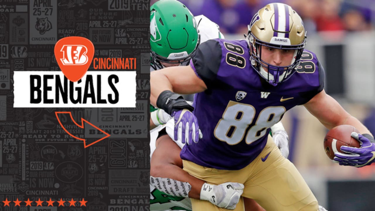Cincinnati Bengals select Washington tight end Drew Sample No. 52 in ...