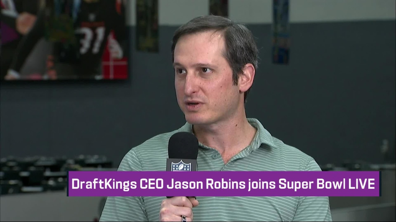 Watch DraftKings CEO Jason Robins join Super Bowl Live
