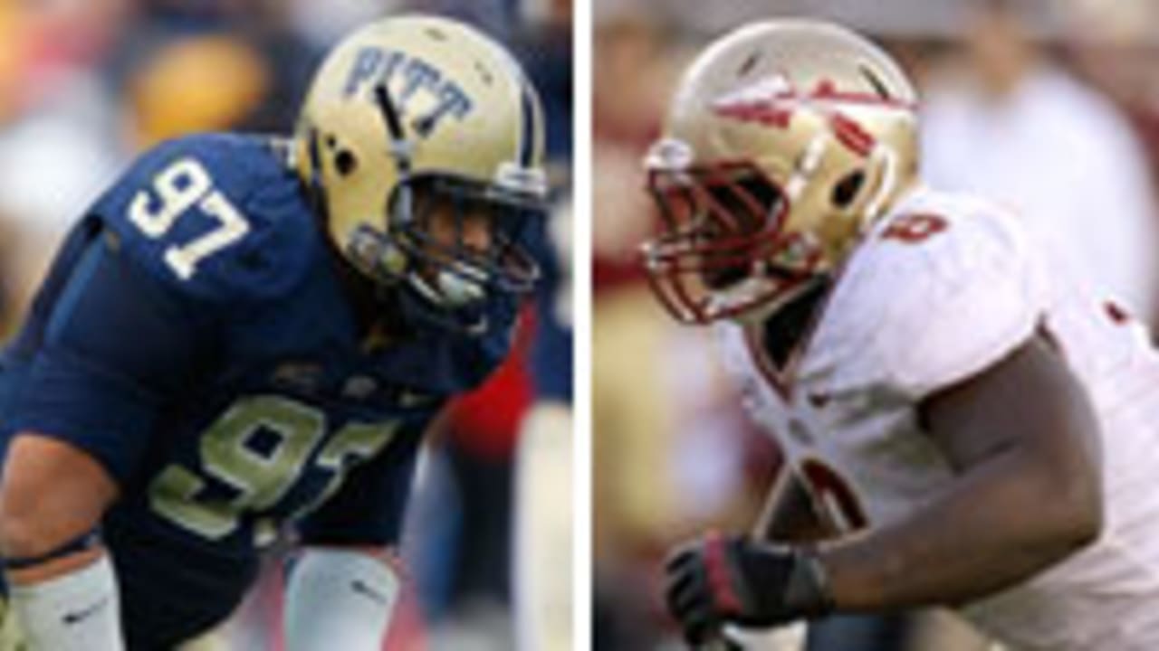 Aaron Donald, Tim Jernigan being looked at by Dallas Cowboys