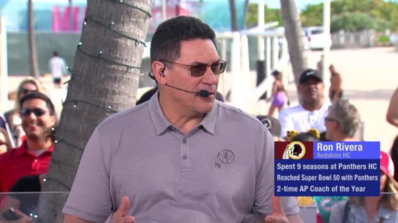 Ron Rivera shares his first impression of Dwayne Haskins