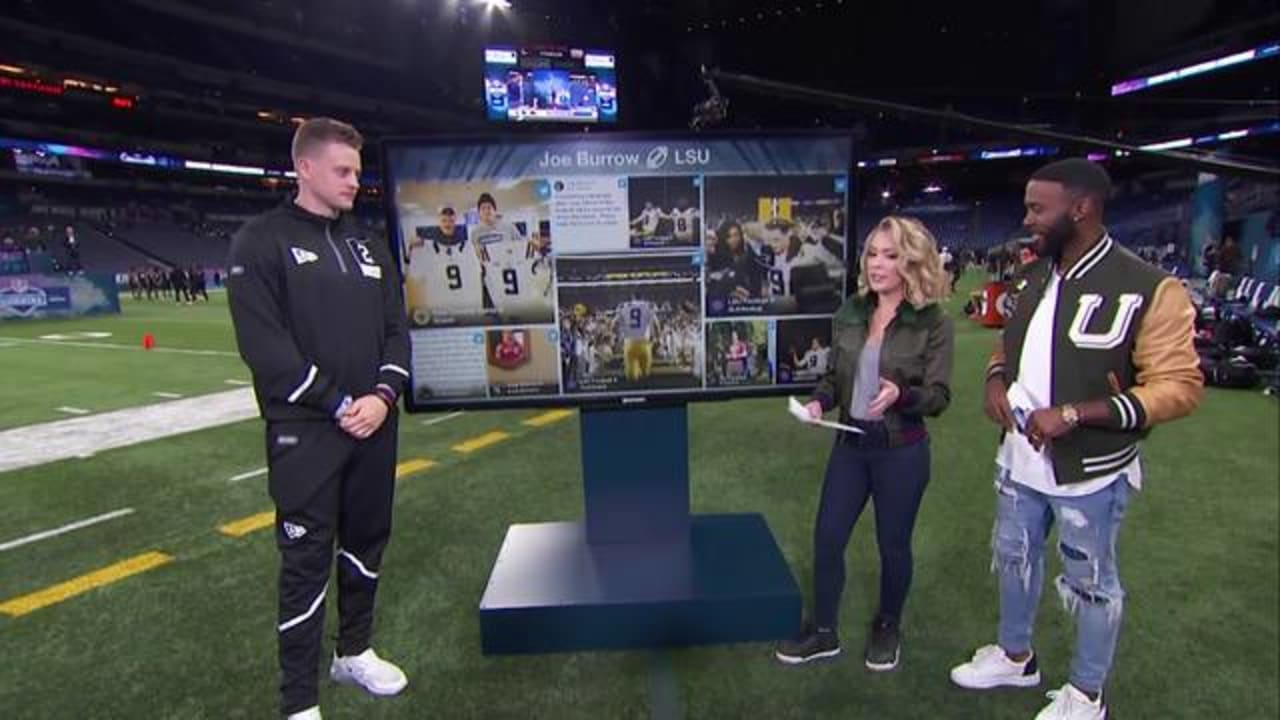 Joe Burrow talks about his interactions with Bengals at combine