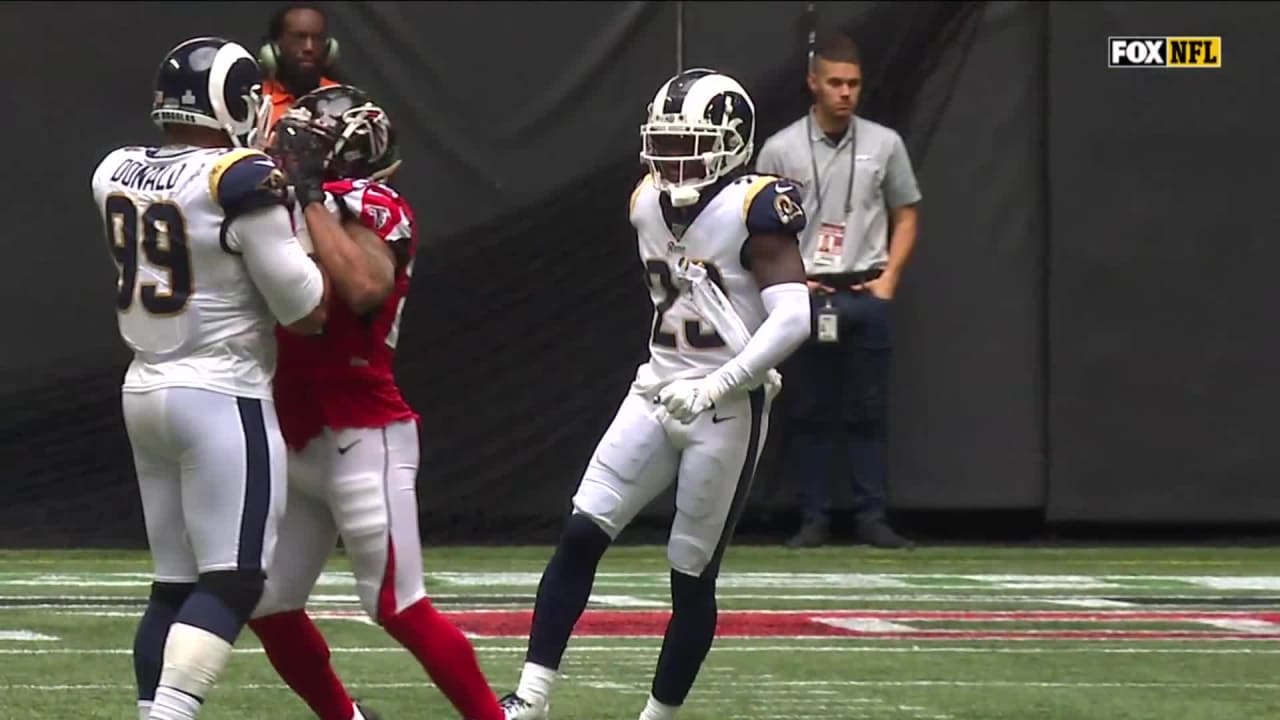 Cory Littleton shows cat-like reflexes on impressive tipped INT