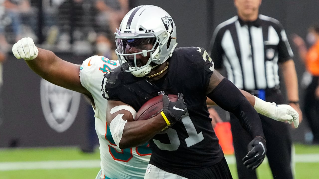 Las Vegas Raiders running back Peyton Barber's best plays from 142-yard ...