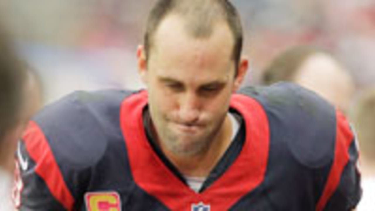 Matt Schaub hurt; Houston Texans lose fourth straight