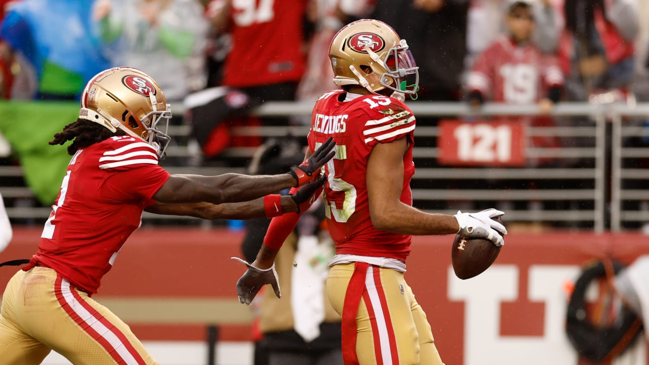 San Francisco 49ers wide receiver Jauan Jennings hauls in quarterback ...