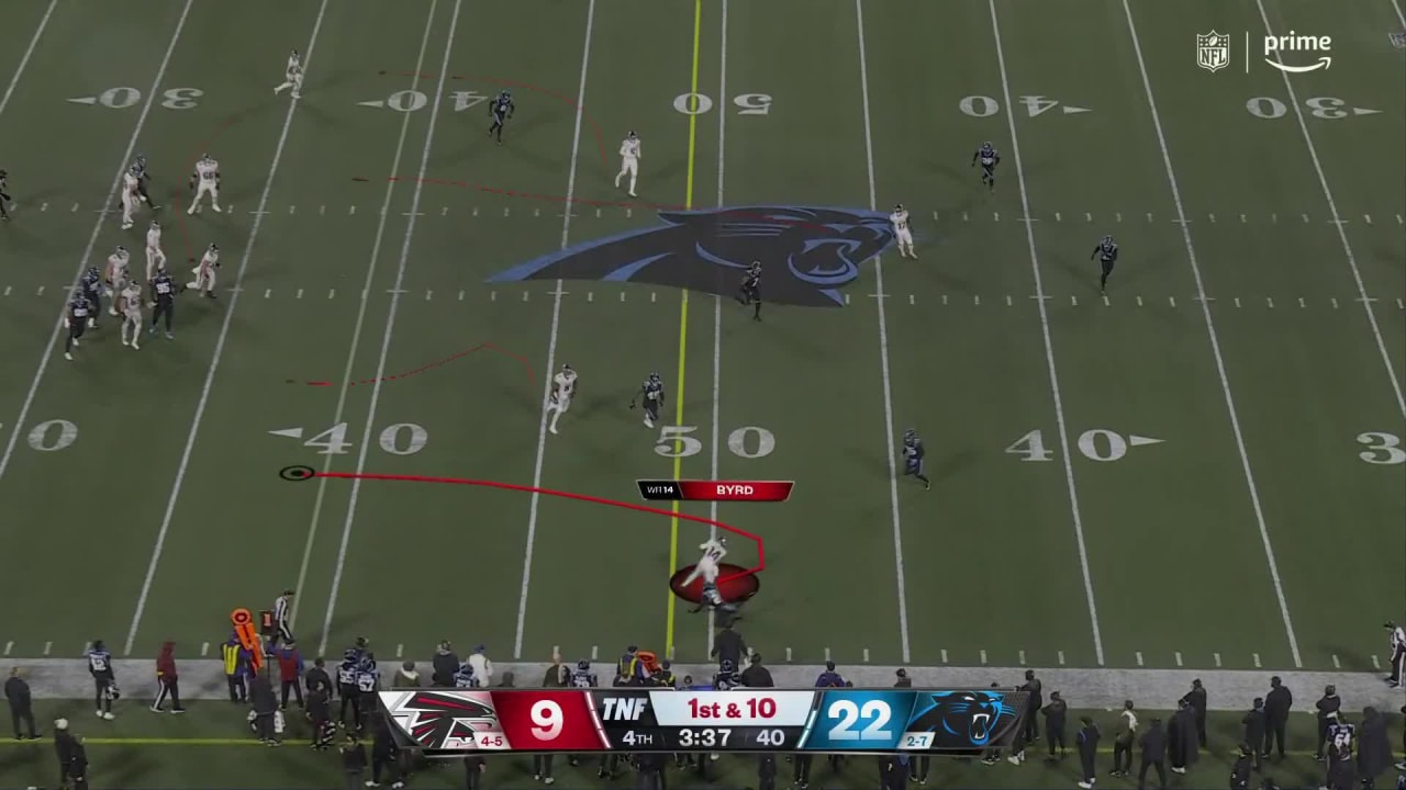 Atlanta Falcons quarterback Marcus Mariota buys 4.42 seconds of time to ...