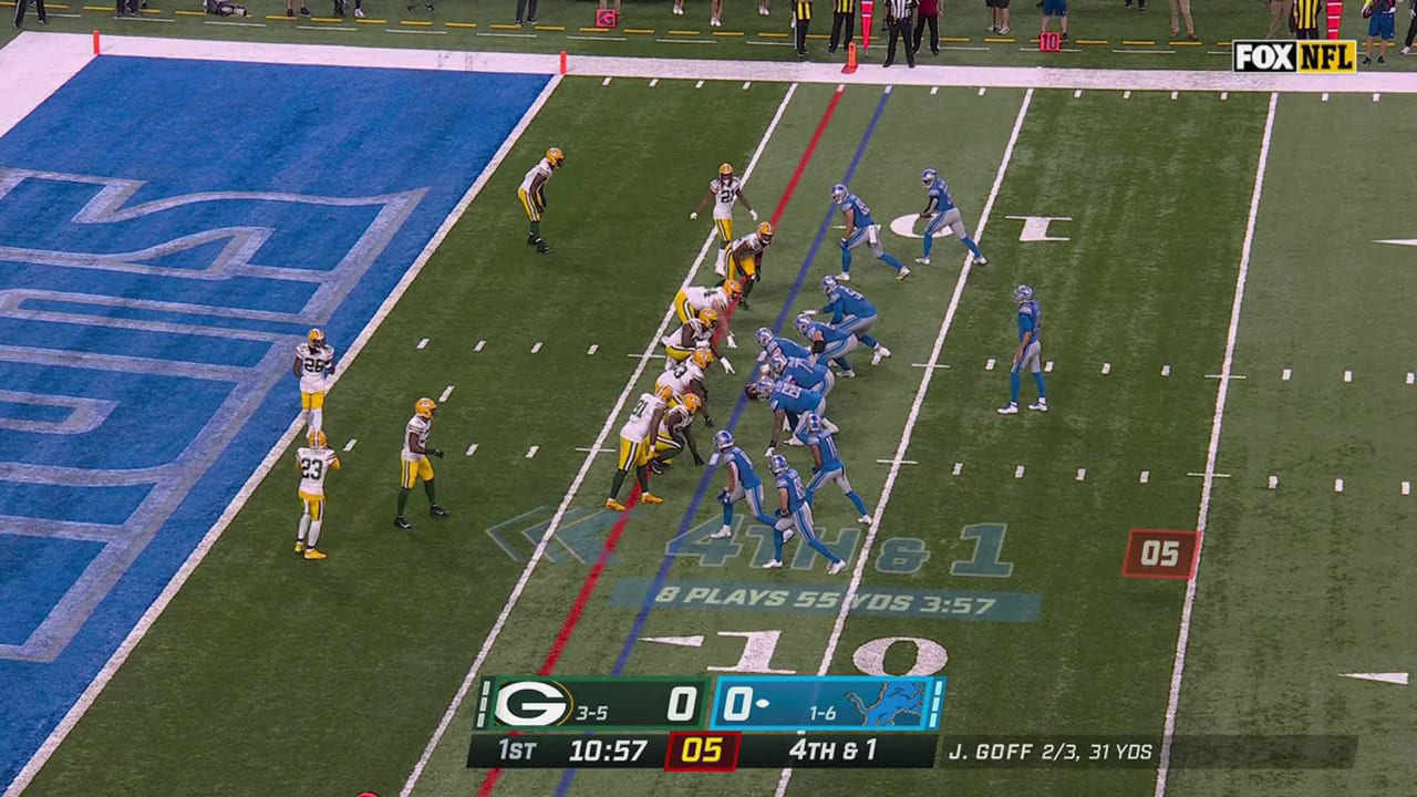 Detroit Lions' fourth-down gamble falls just out of reach on Green Bay ...